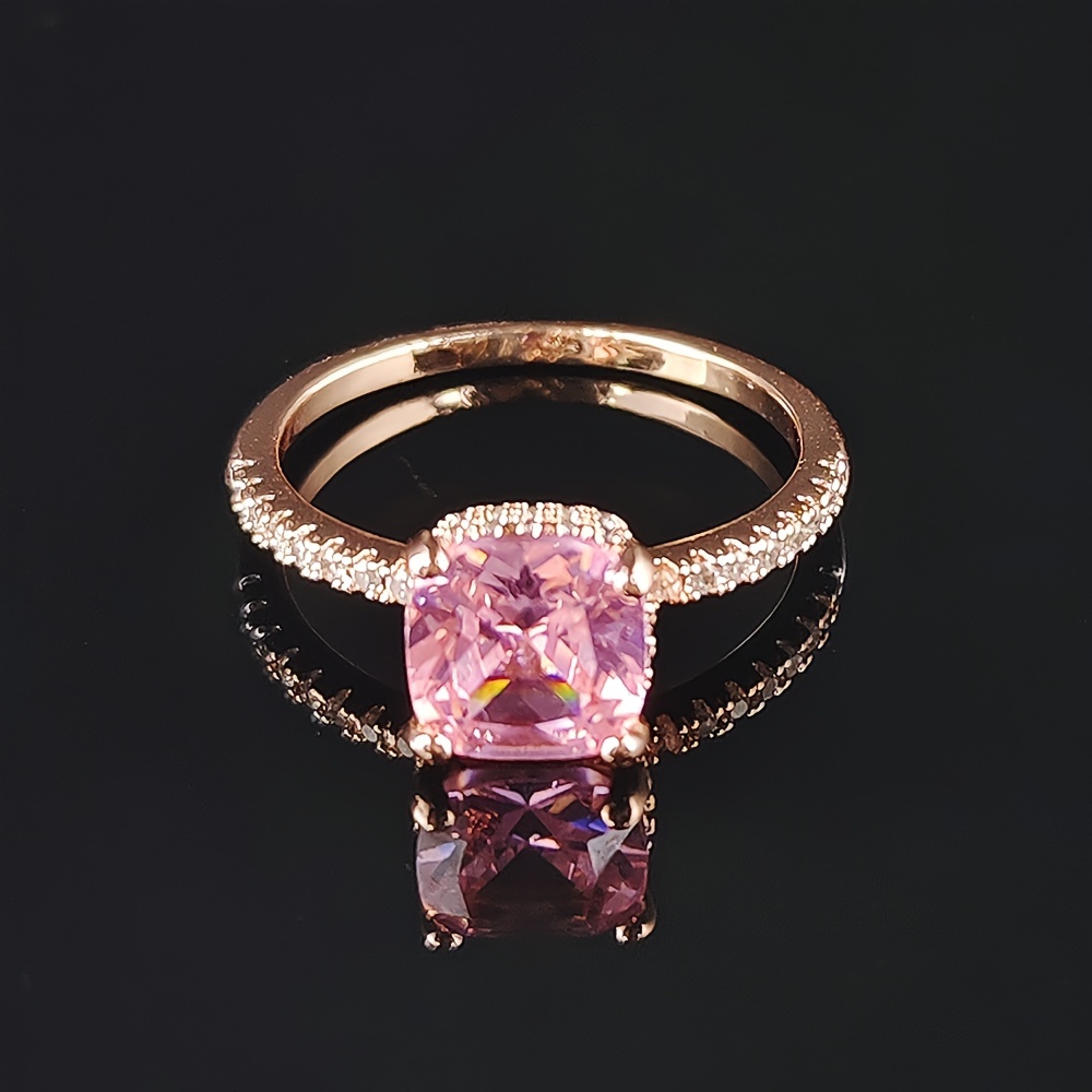 Delicate Princess Engagement Wedding Ring Women - Temu United Kingdom