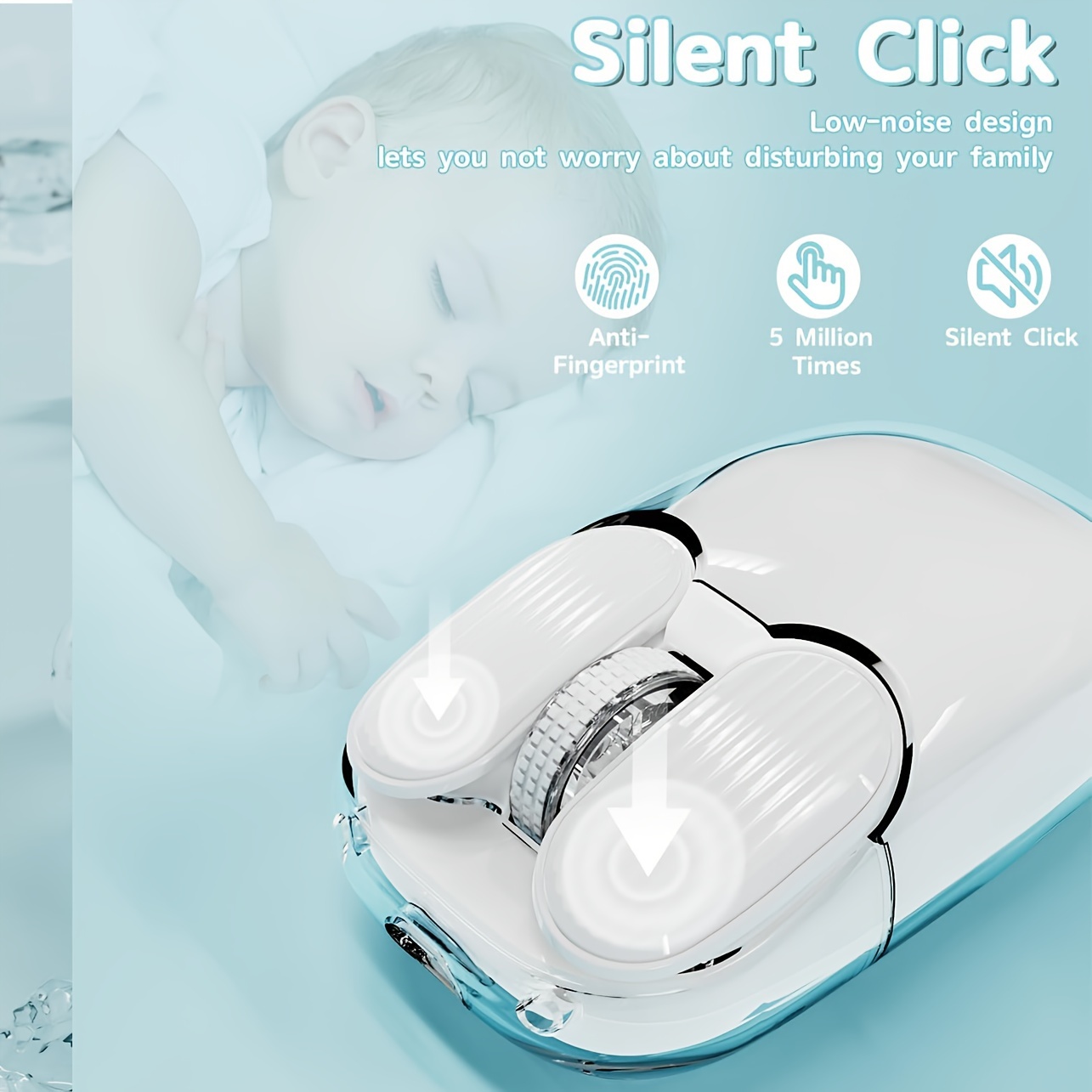 Wireless Mouse 2.4ghz Usb Mini Receiver Cute Silent Cordless - Temu ...