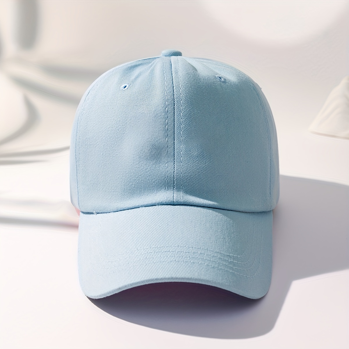 Candy Color Simple Baseball Cap Summer Casual Breathable - Temu