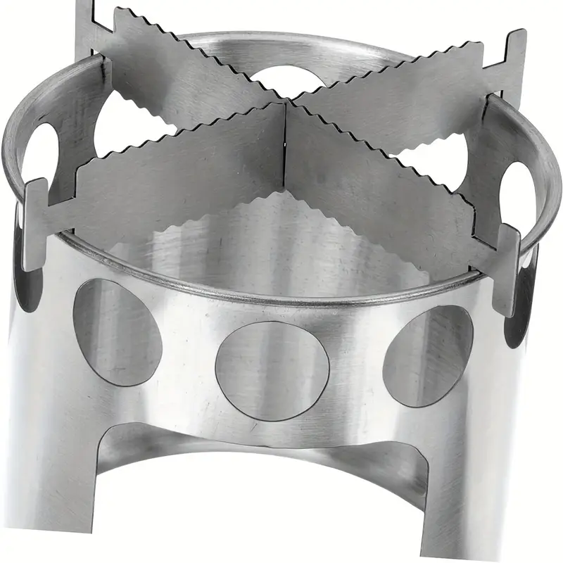 Portable Camping Stove Set Wood Burning Stove And Cooking Pot Set For