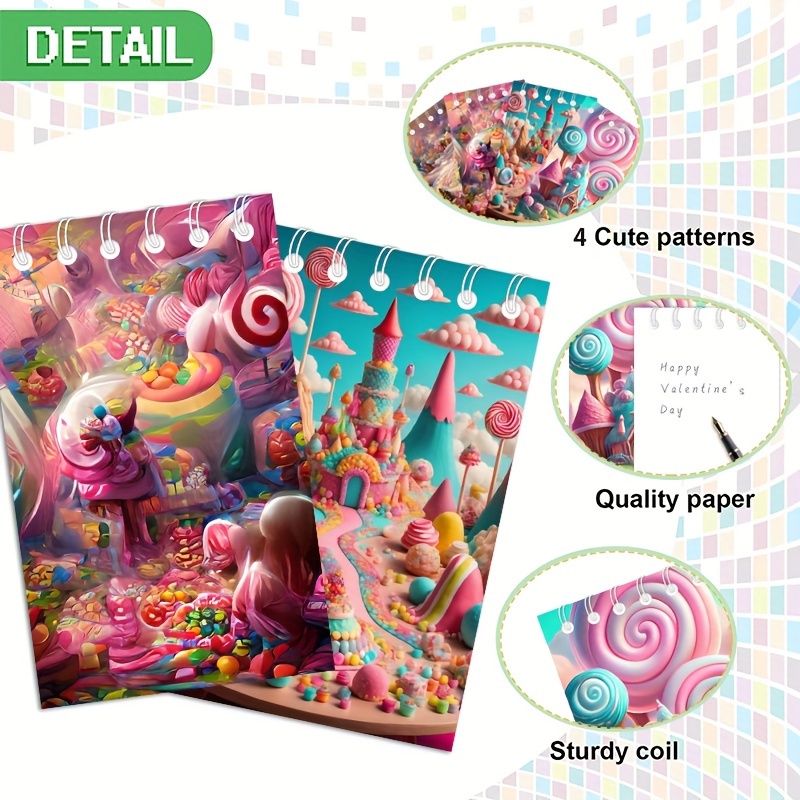 Candyland Party Favors Candyland Party Mini Notebooks - Temu