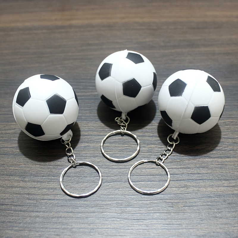 2pcs Football Shaped Keychain For Men Car Pendant Backpack Decoration ...