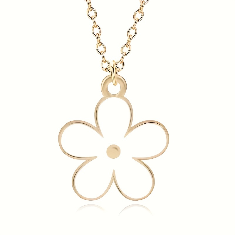 1pc Mens Diy Colorful Flower Enamel Pendant Double Side Petals ...