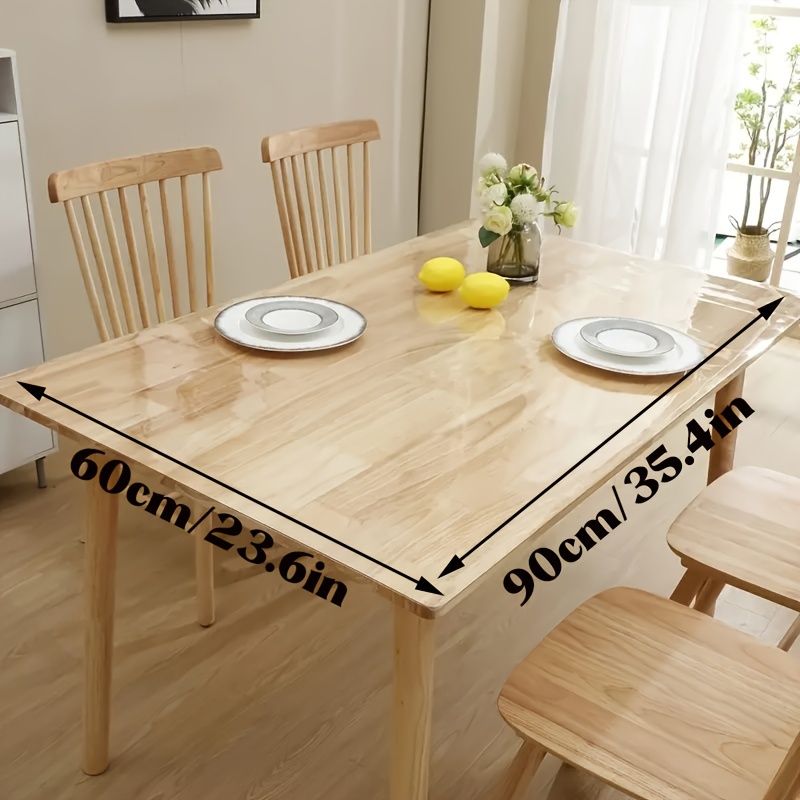 Tablecloth Table Protector Office Desk Blotter Mat Clear - Temu Australia