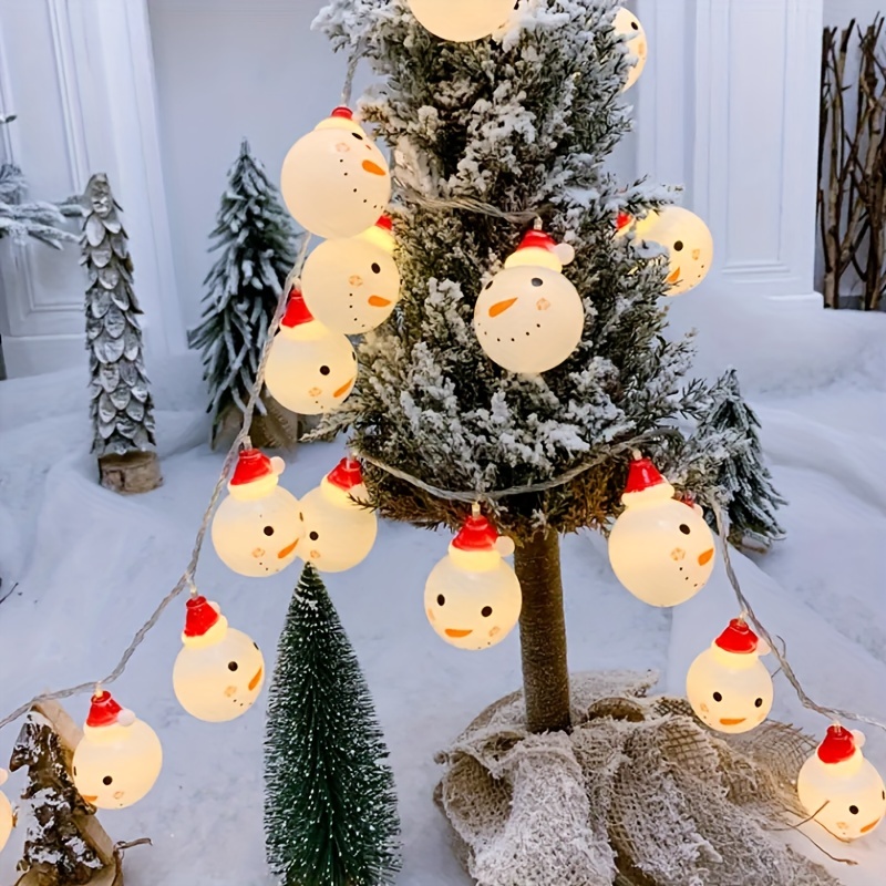 10led String Snowman Battery Operated Christmas - Temu Portugal