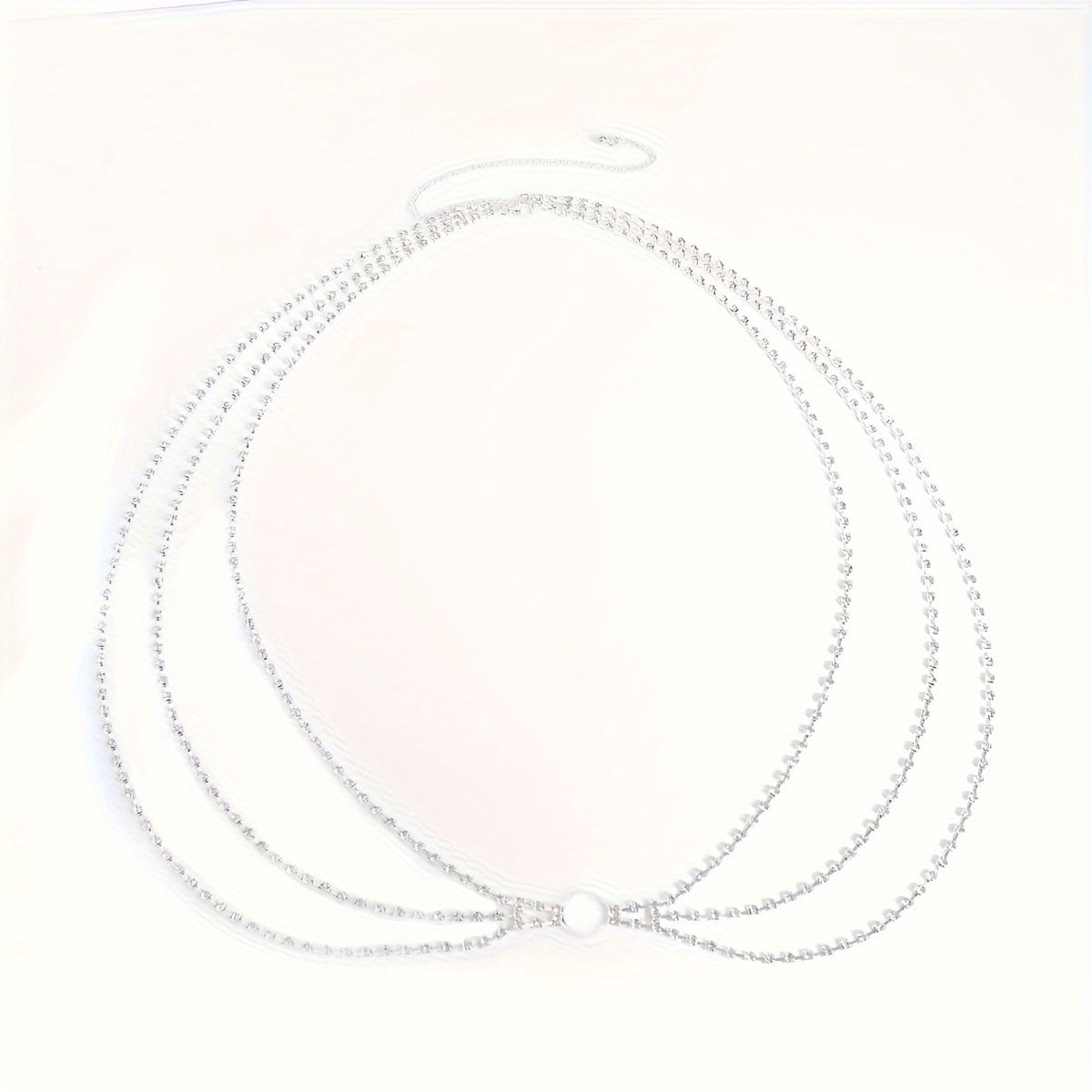 Iced Shiny Rhinestone Multi Layers Waist Chain Belt Super - Temu United ...