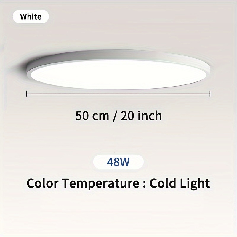1pc Lumière Plafond Led Moderne Lumière Froide Lumière - Temu France
