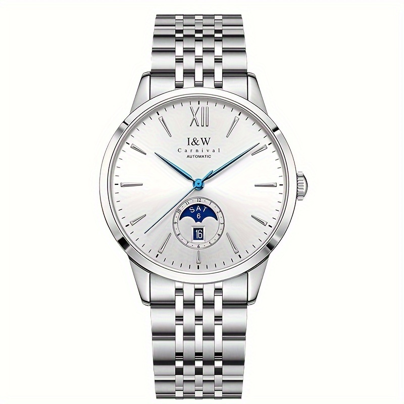 Mens Automatic Mechanical Watch Carnival I W Business Wristwatch With ...