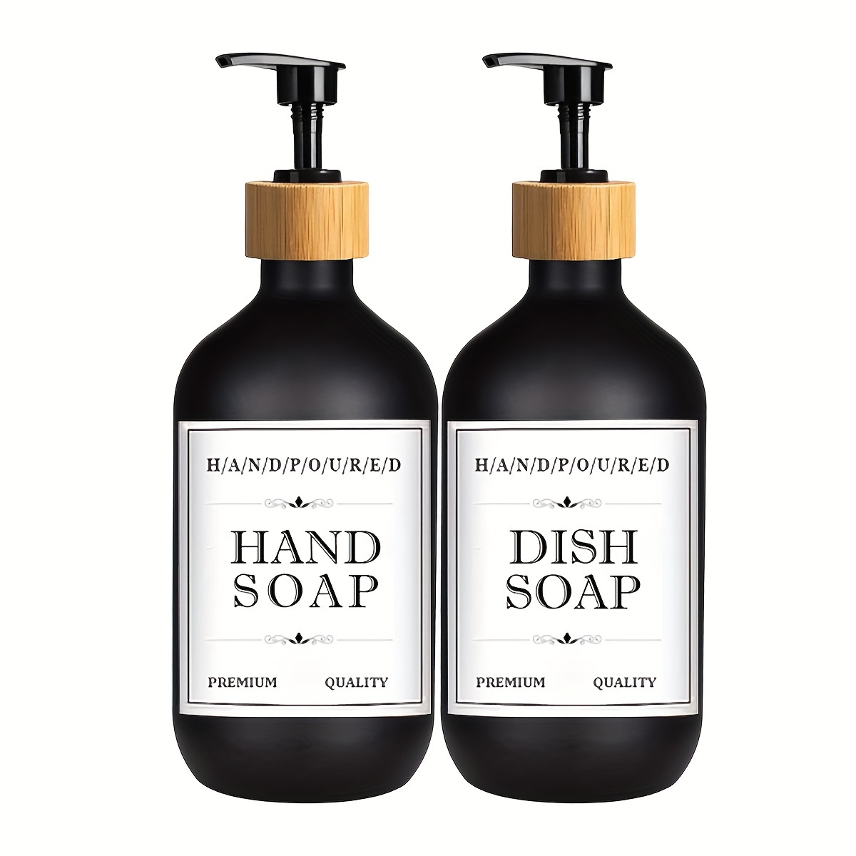 2pcs soap dispenser set countertop lotion bottle label - Temu Australia