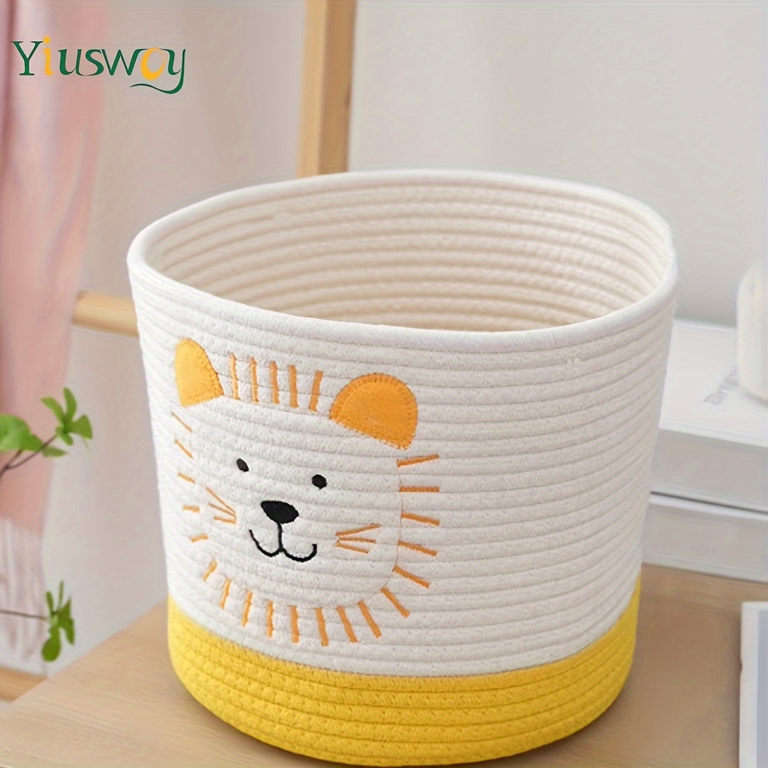 Rope Woven Storage Basket Household Sundries Storage - Temu United Kingdom
