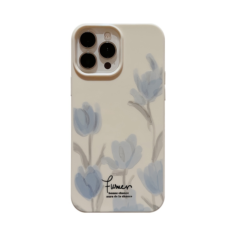 Blue Tulip Graphic Full Package Anti fall Protective Cover - Temu Australia