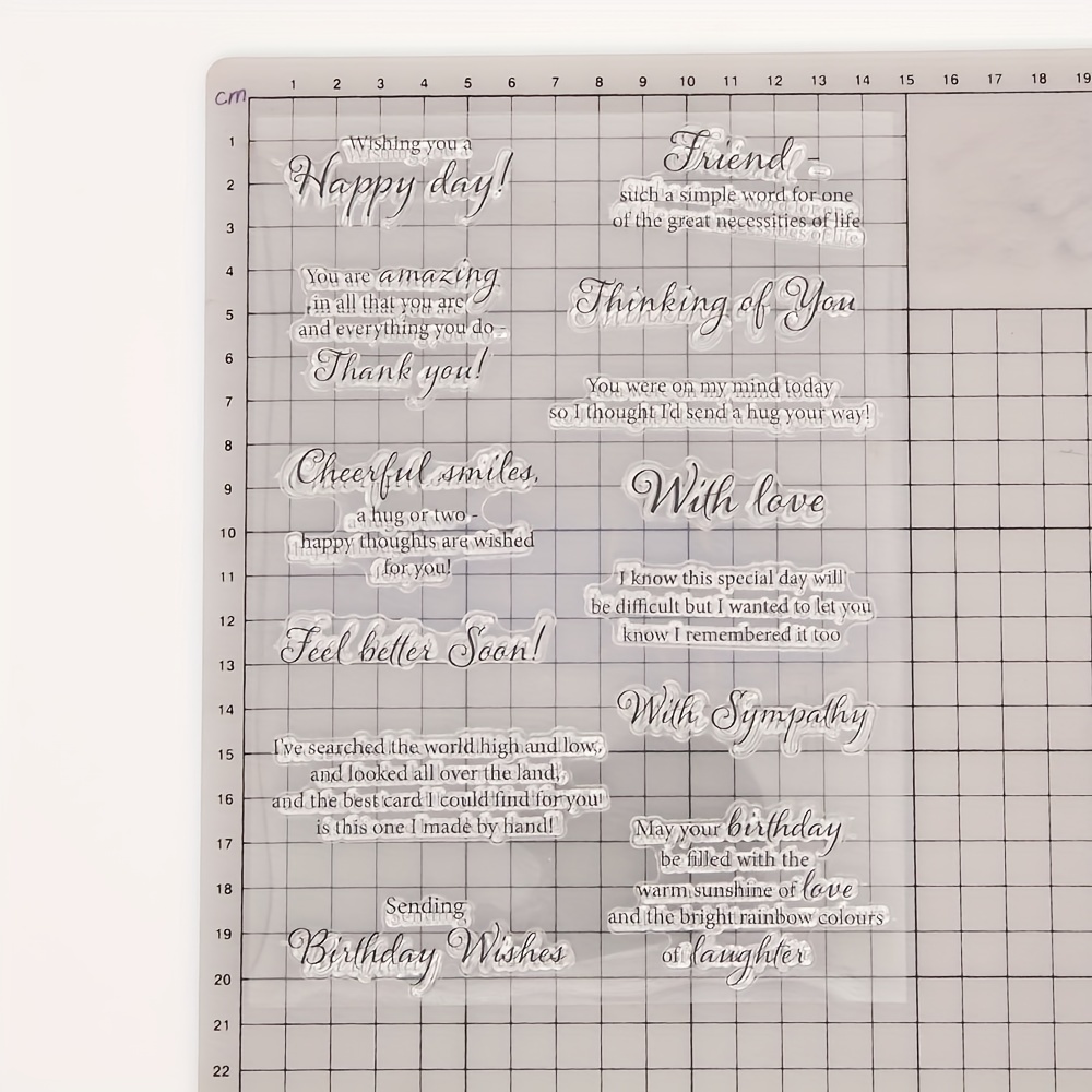 Transparent Stamp Diy Hand Account Scrapbook Scrapbook - Temu