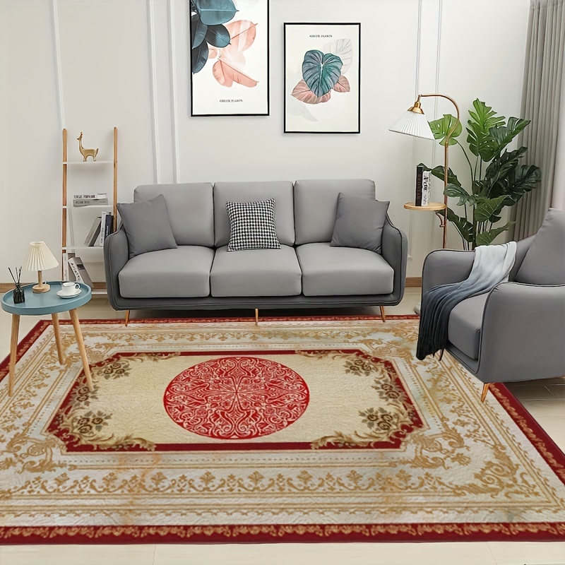 European style Area Rug Simple Pattern Indoor Carpet Soft - Temu Australia