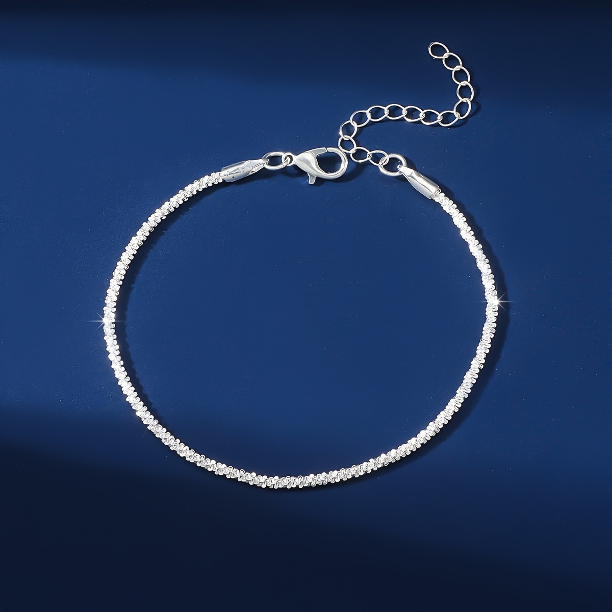 Elegant Shiny Alloy Chain Bracelet Bling Bling Super Shiny - Temu New ...