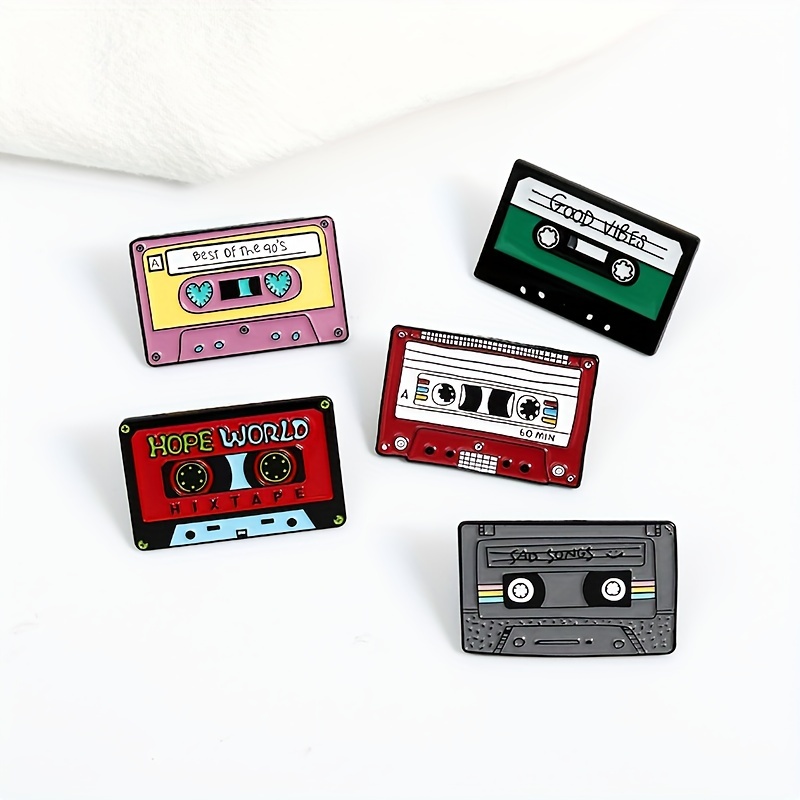 Cartoon Tape Brooch Pins Creative Pattern Badges Hat - Temu United Kingdom