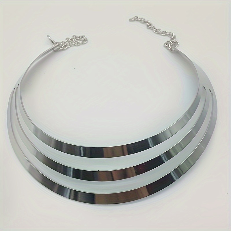 Monochrome Glossy Collar Necklace Personalized Adjustable - Temu United ...