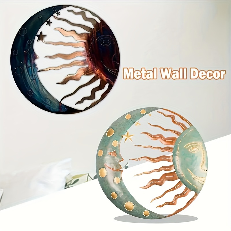 Sun Moon Stars Garden Sculptures Statues Interior Walls Art - Temu ...