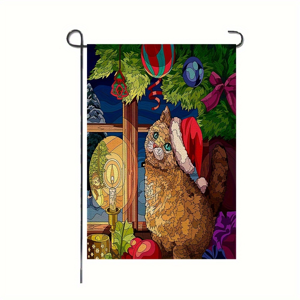 Garden Flag Double Sided Outside Flag Party Welcome Yard - Temu Canada
