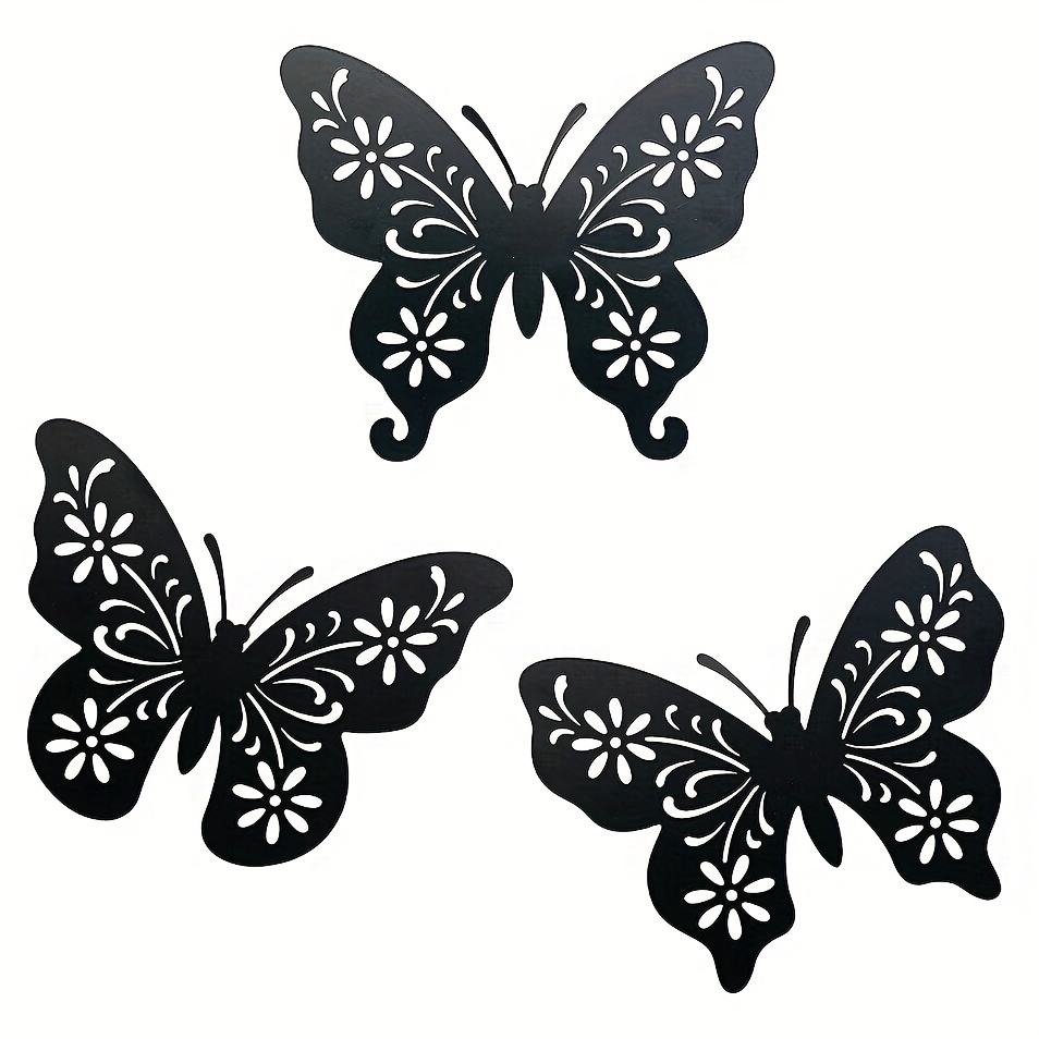 Butterfly Dragonfly Plastic Wall Art Decor Birds Wall - Temu United Kingdom