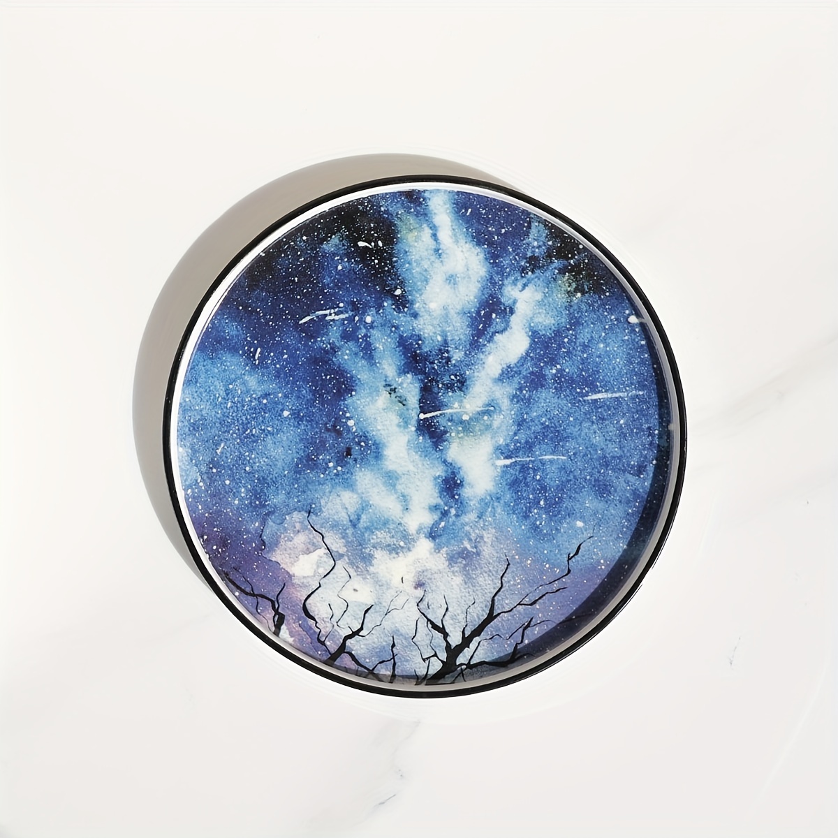 Ceramic Plate Nordic Style Ceramic Plate Galaxy Dinner Plate - Temu ...