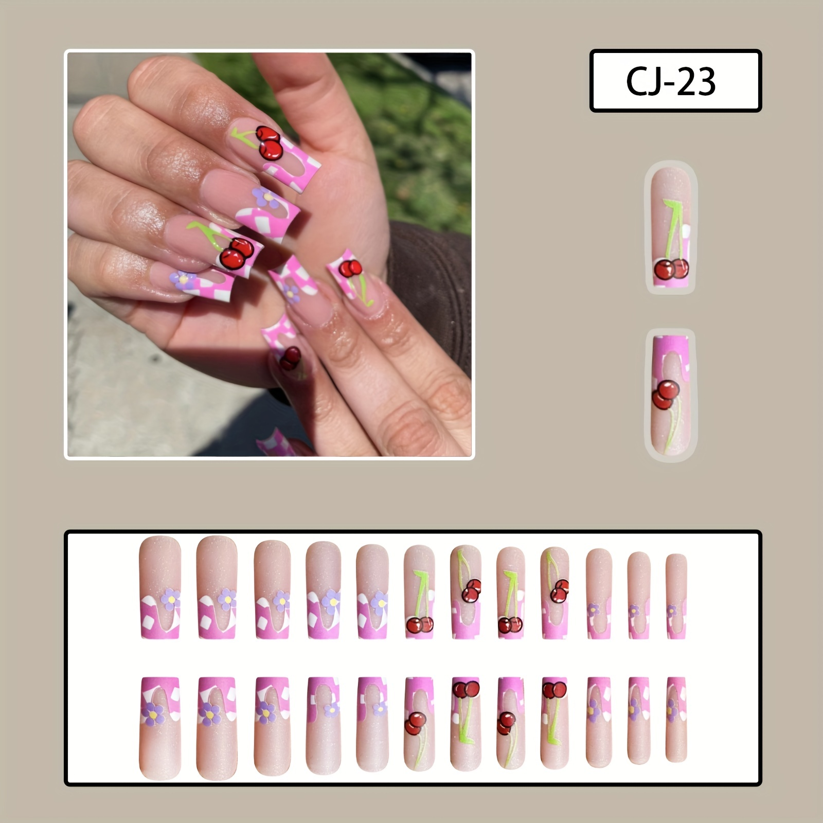 Long Square Matte False Nails And White Checkerboard - Temu Australia