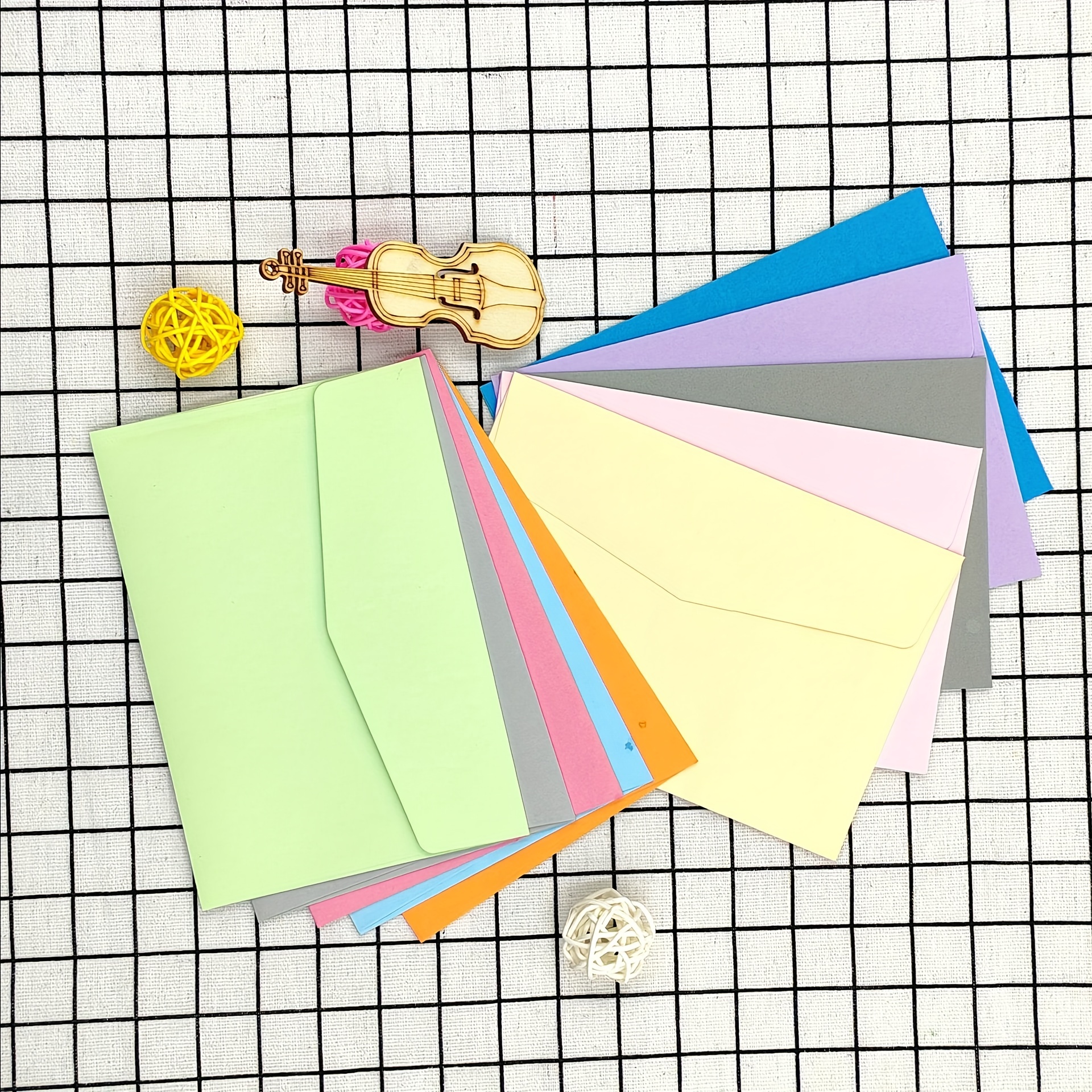 Business Multicolor C6 Blank Envelope Invitation Member - Temu Australia