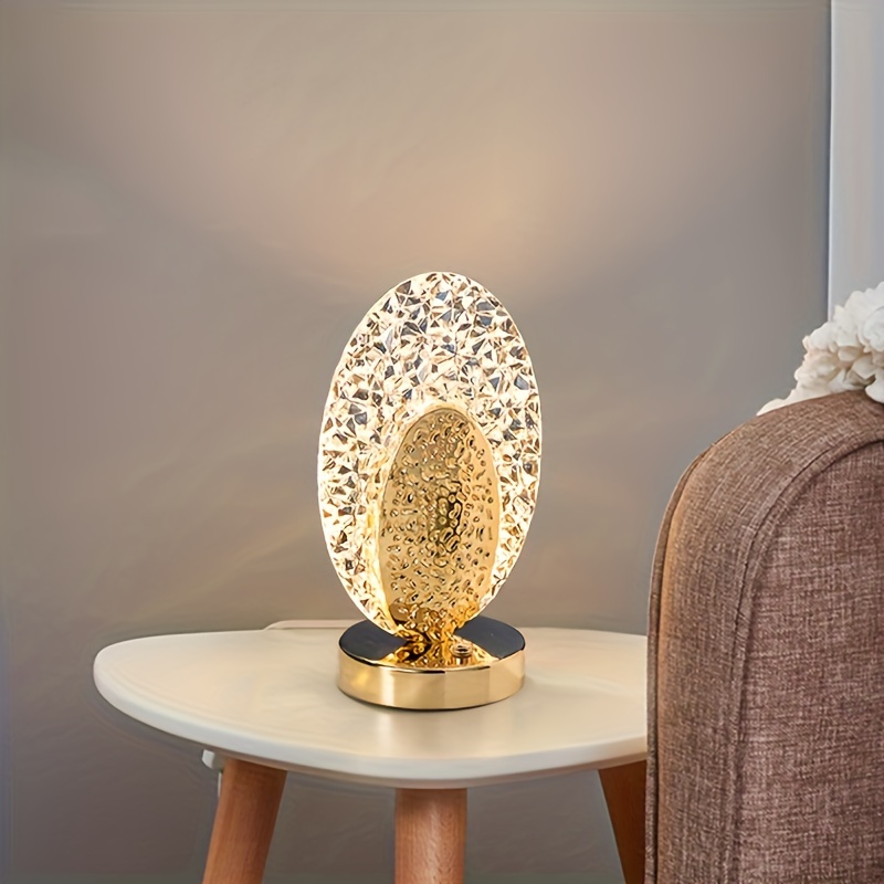 Portable Crystal Led Table Lamp 3 levels Brightness Desk - Temu Canada
