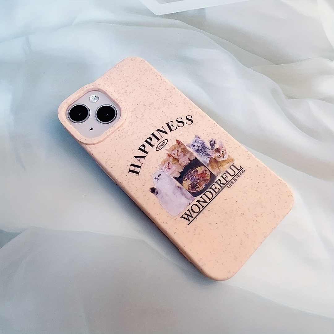 Multiple Cute Cat Graphic Phone Case For Iphone - Temu Australia