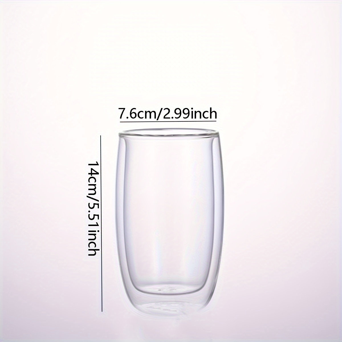 Glass Coffee Mug High Borosilicate Glass Double walled - Temu United ...