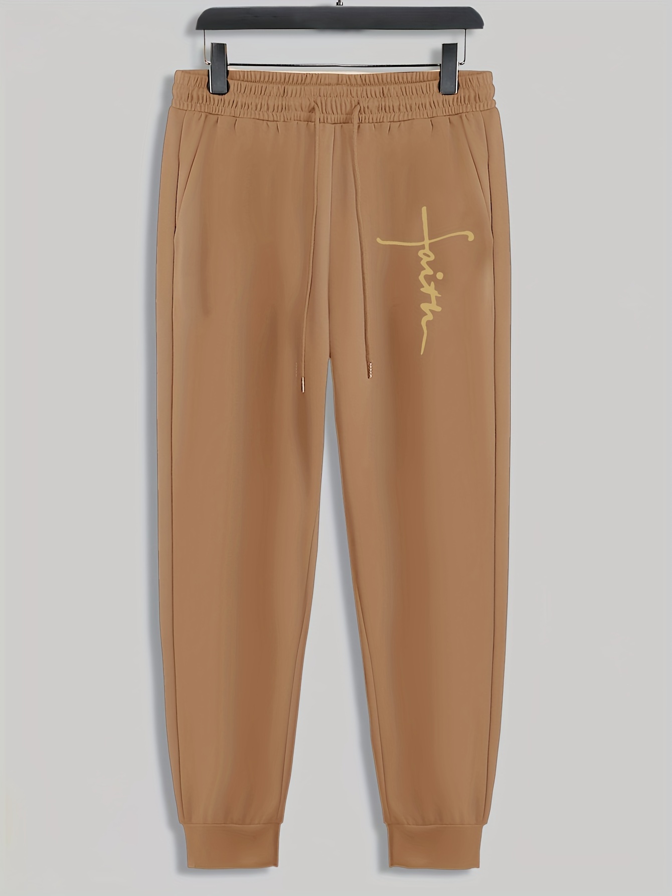 Faith Print Men's Round Neck Short Sleeve Tee Fashion - Temu Philippines