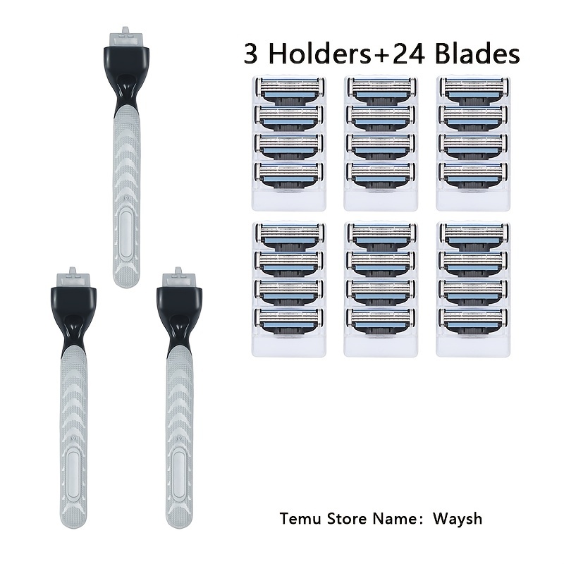 Classic 3 layers Manual Safety Razor Replacement Stainless - Temu ...