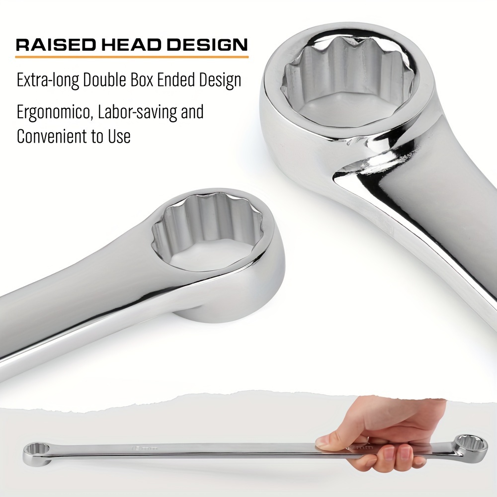 Extra long box end wrench set store