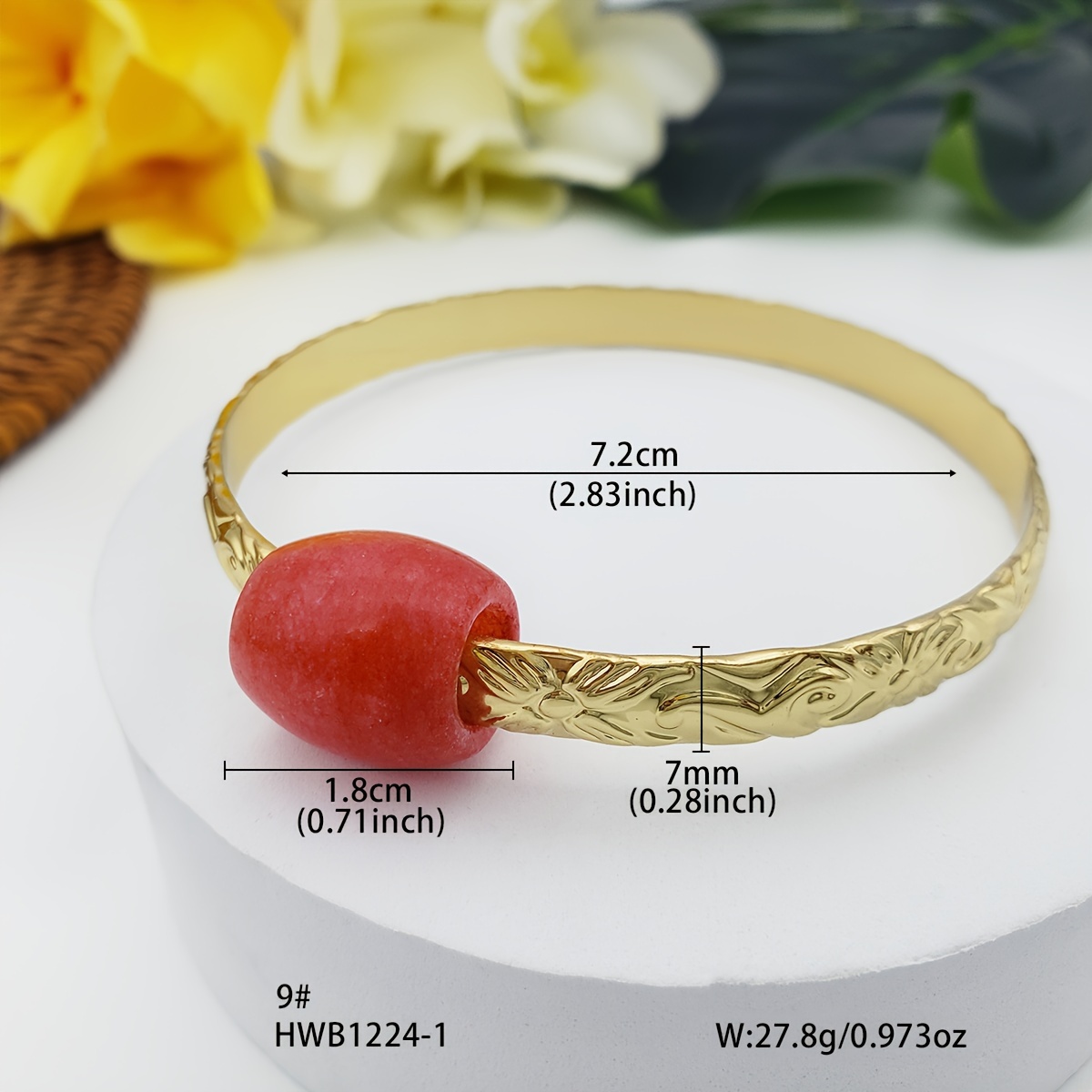 Bracelet Jonc Plaqué Or Design Hawaïen Bijoux - Temu Switzerland