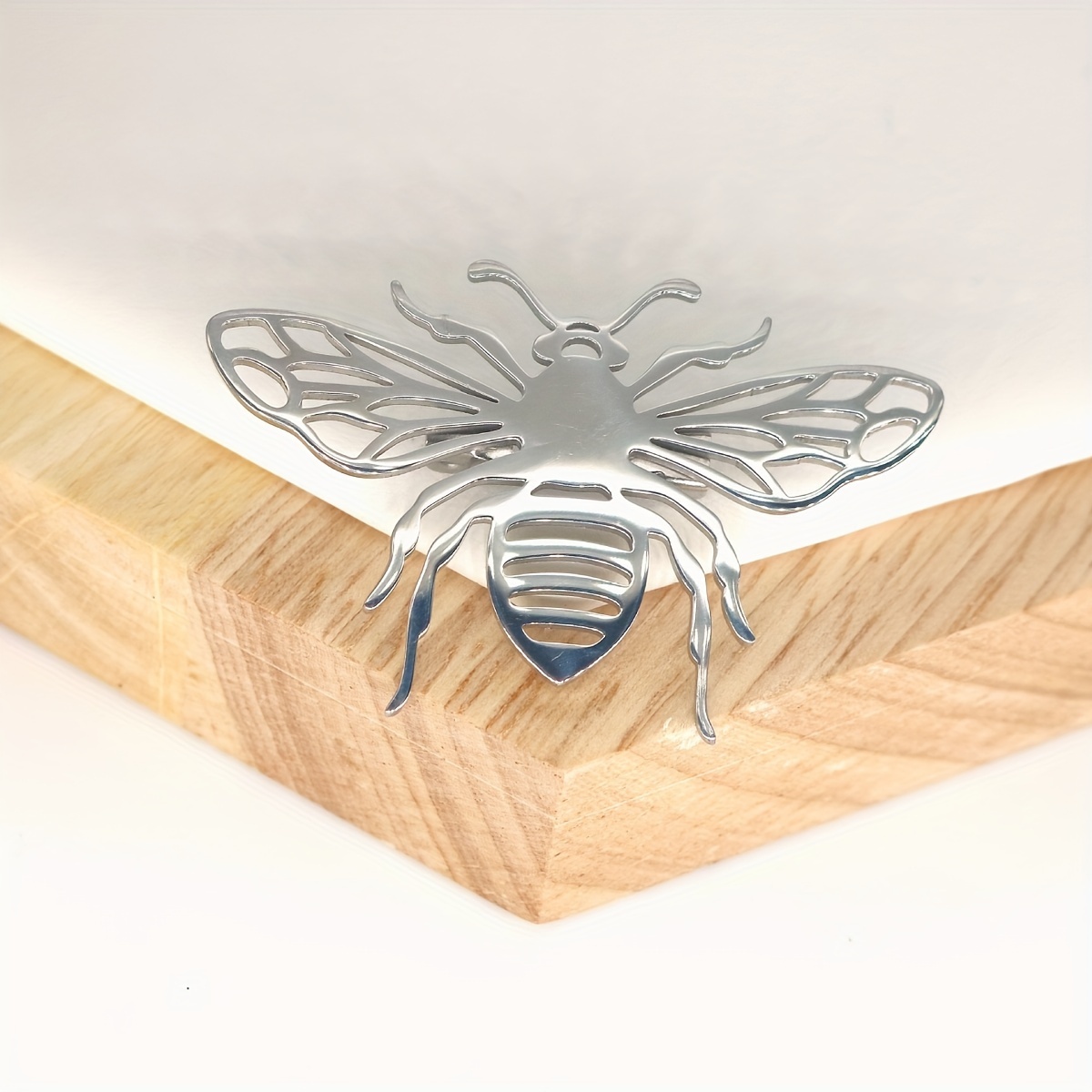 Stainless Steel Metal Brooch Simple Style Clothings - Temu United Kingdom