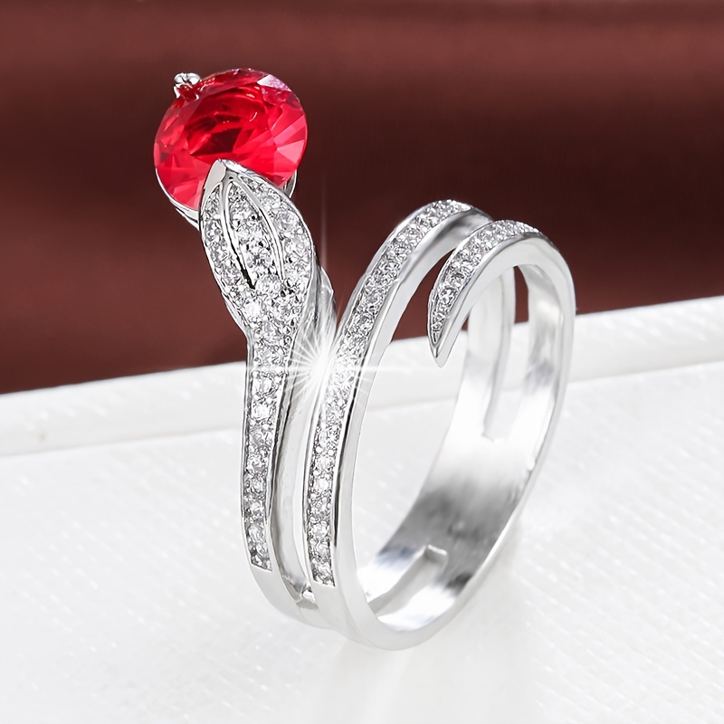 Personality Snake Zircon Copper Ring Hip hop Style Snake - Temu United ...