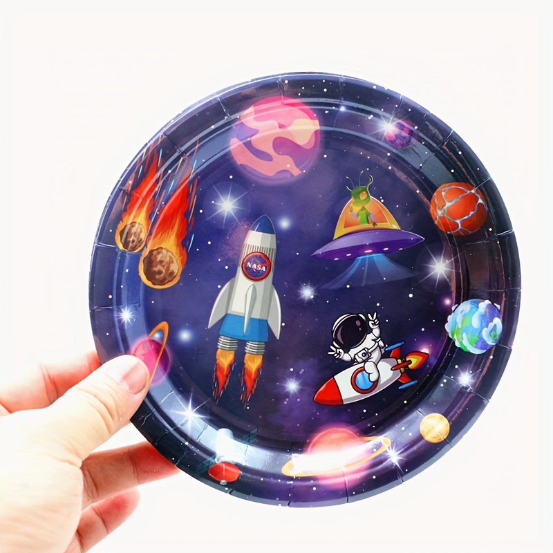 Space Birthday Party Tableware Outer Space Theme Paper - Temu Australia