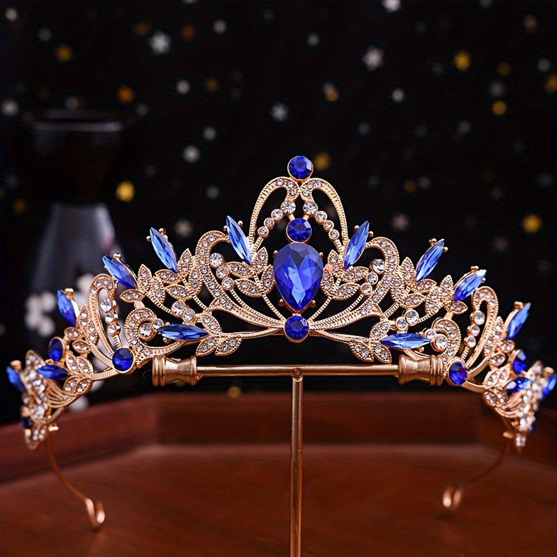 Vintage Baroque Crystal Tiaras Crowns Women Rhinestone - Temu United ...