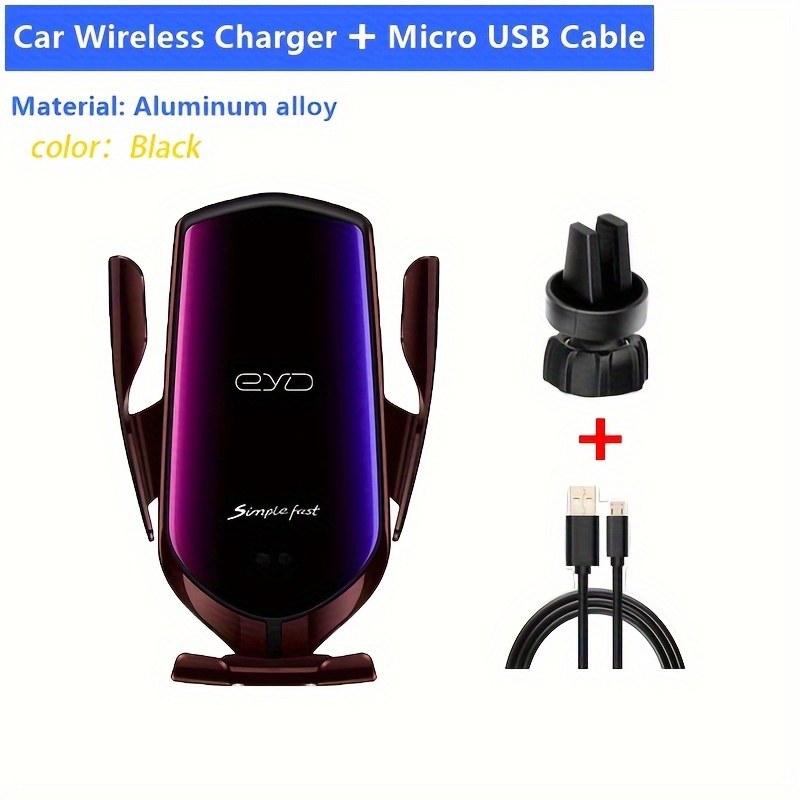 Wireless Fast Charger Car Holder Air Outlet Mobile Phone - Temu Australia