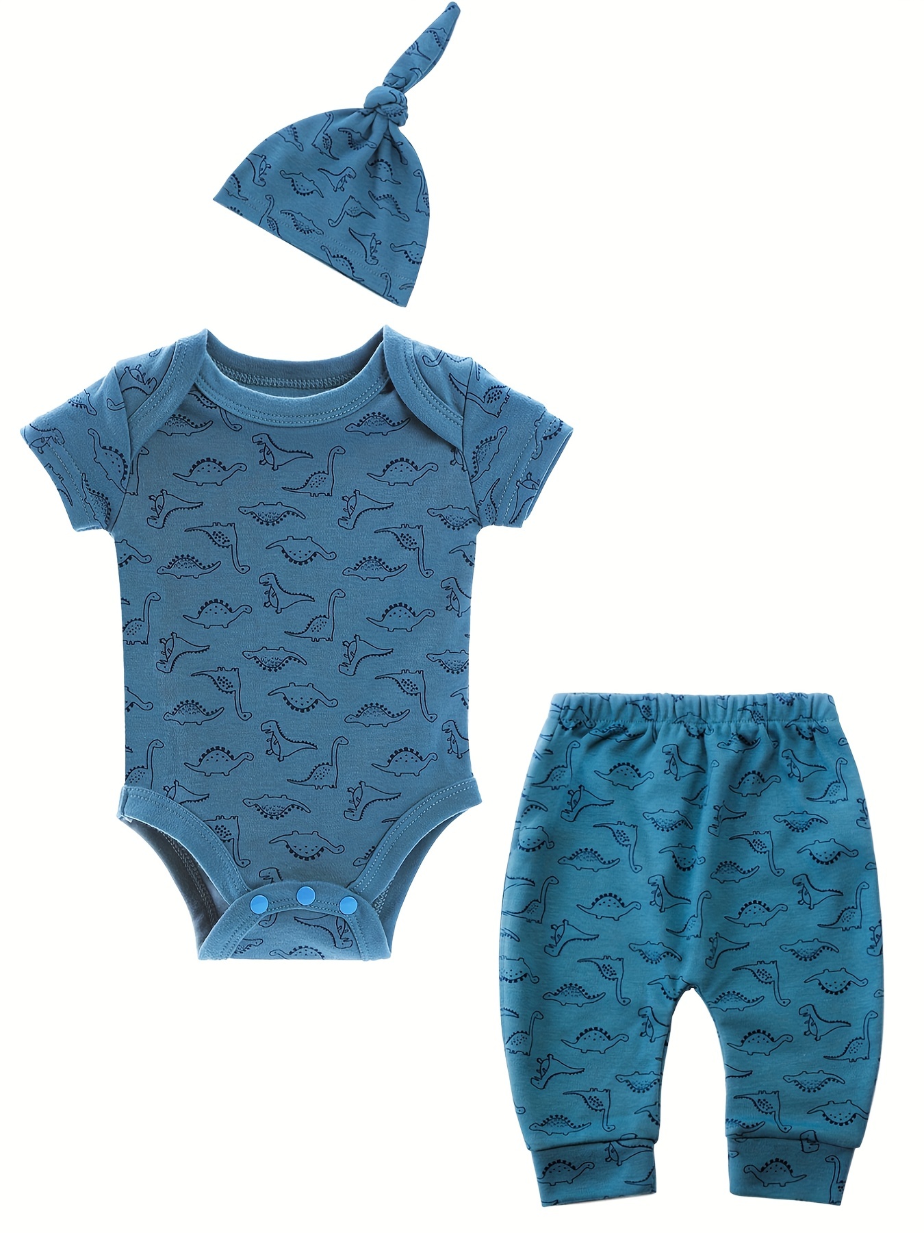 Adorable Newborn Baby Boy Outfit Short Sleeve Romper Pants - Temu Australia