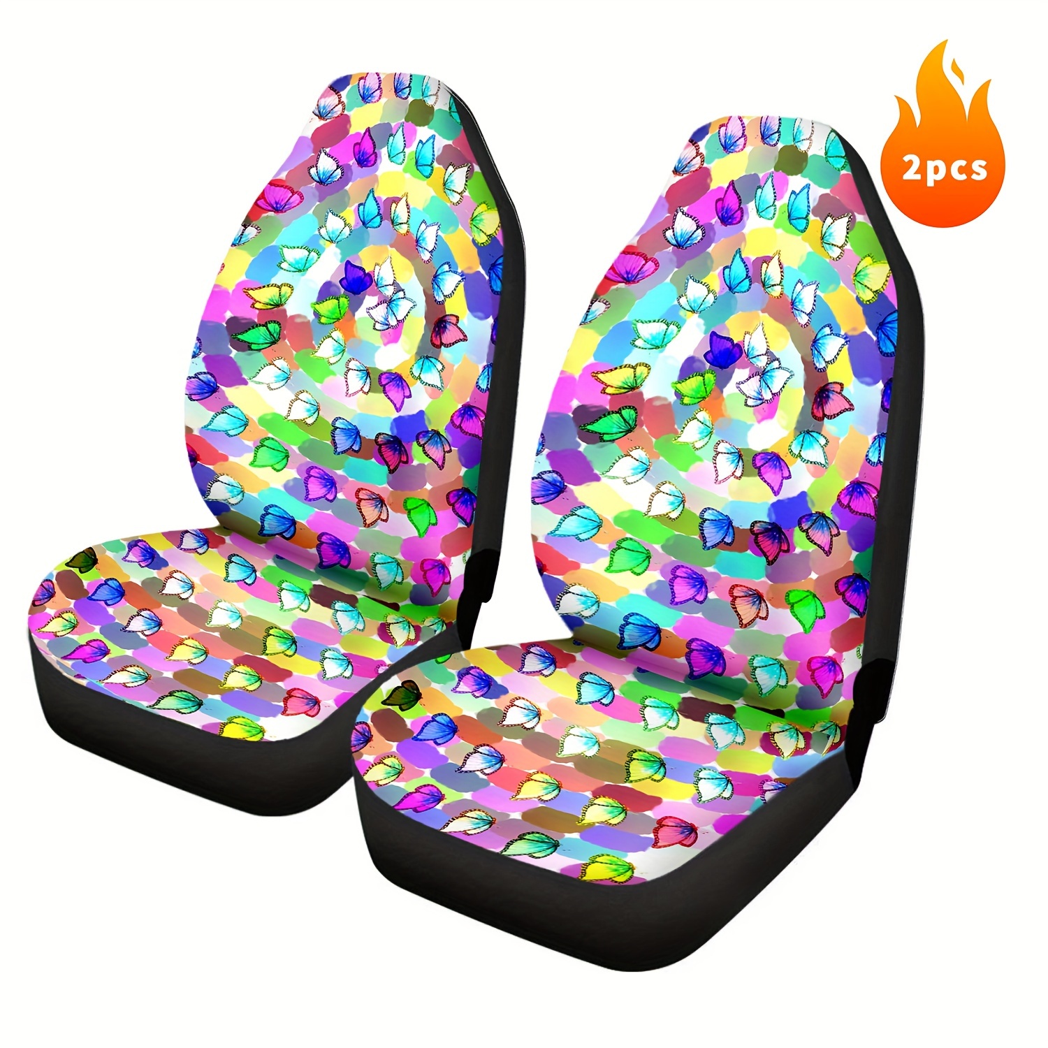 Colorful Tie dye Car Seat Cover Seasons Universal Cushion - Temu United ...