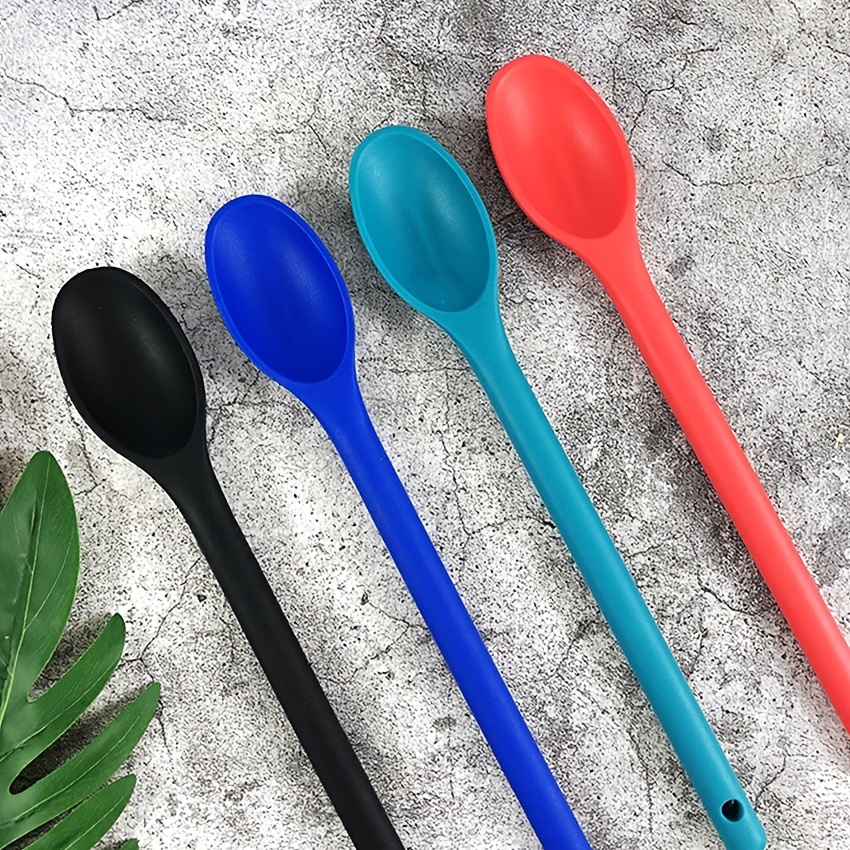 1pc All In One Silicone Non Stick Pot Thick Spoon - Temu New Zealand