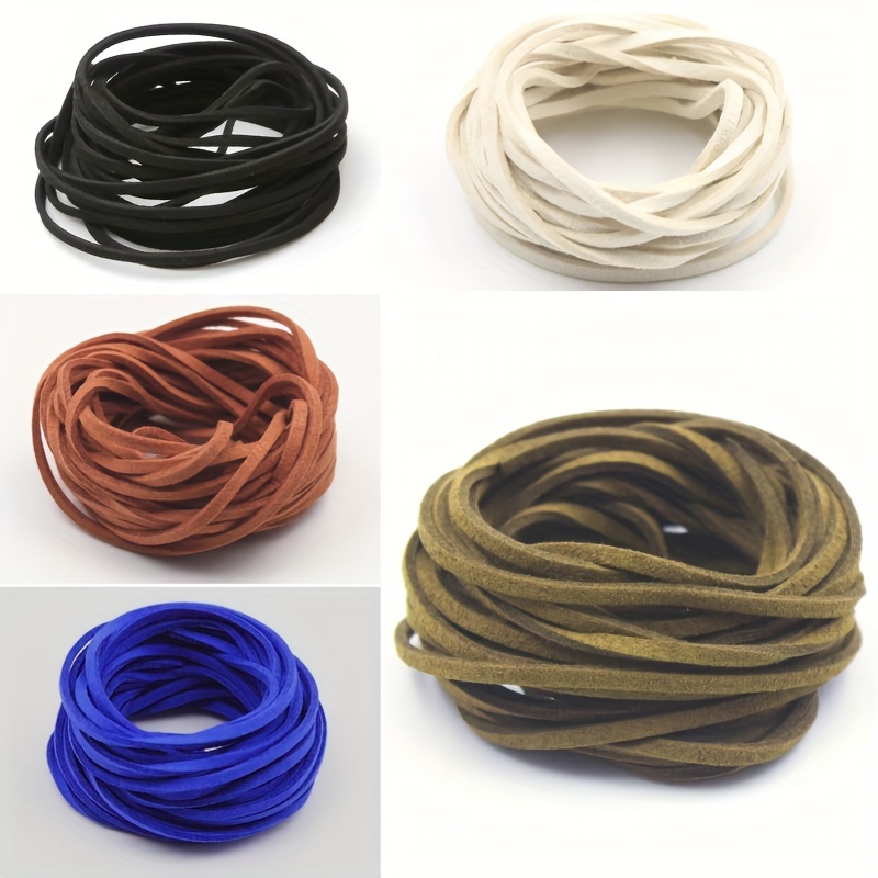 Korean Rope Deerskin Rope Double sided Diy Handmade Jewelry - Temu ...
