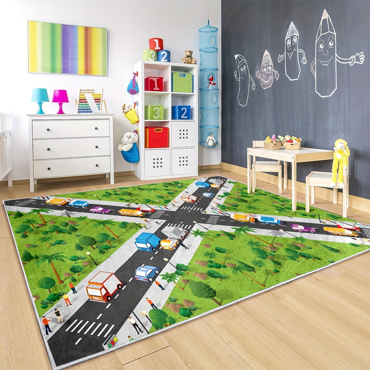 Play Mat Carpet For Kids, Large Area Rugs For Kids Age 3+ And Toddler ...