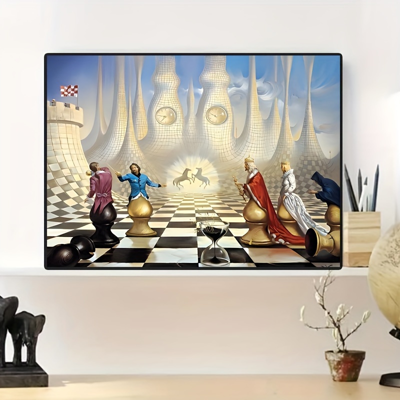 1pc Abstract Canvas Print Poster Surrealism Canvas Wall Art Artwork ...