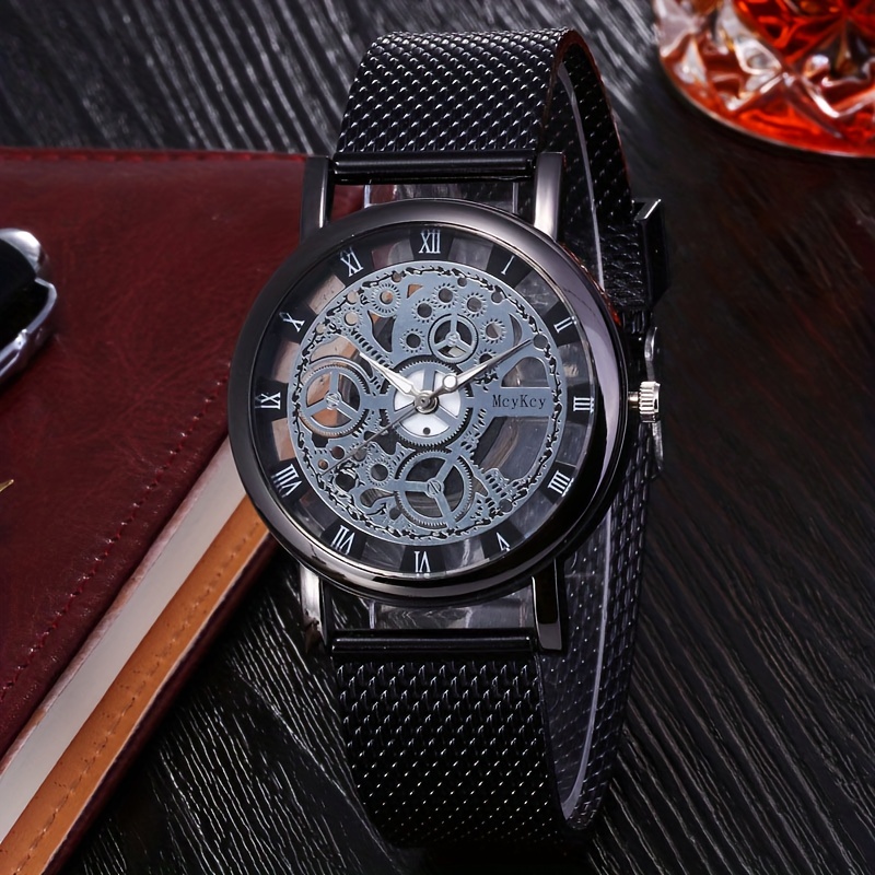 Fashion Hollow Silicone Mesh Strap Quartz Watch For Men And Women ...