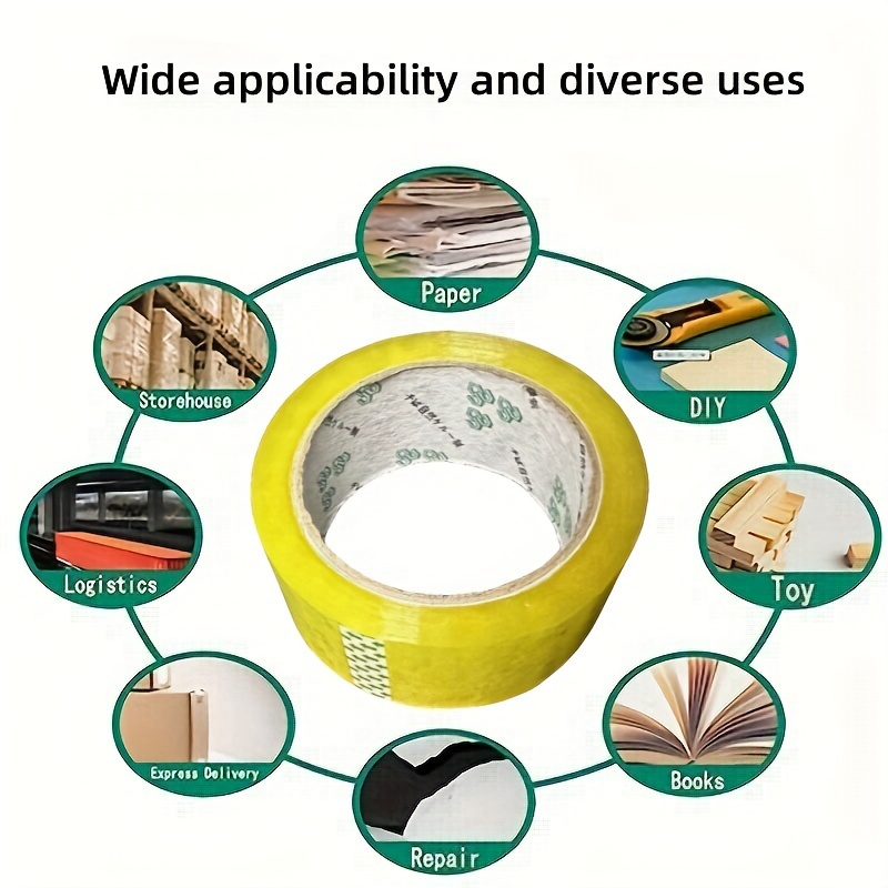 Wide Clear Packing Tape Suitable Moving Storage Shipping - Temu Canada