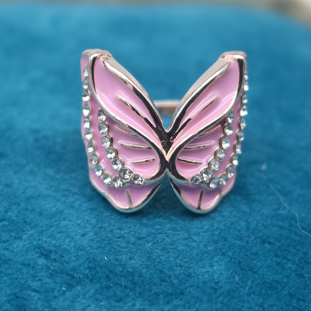 New Butterfly Ring Creative Animal Shape Ring - Temu United Kingdom