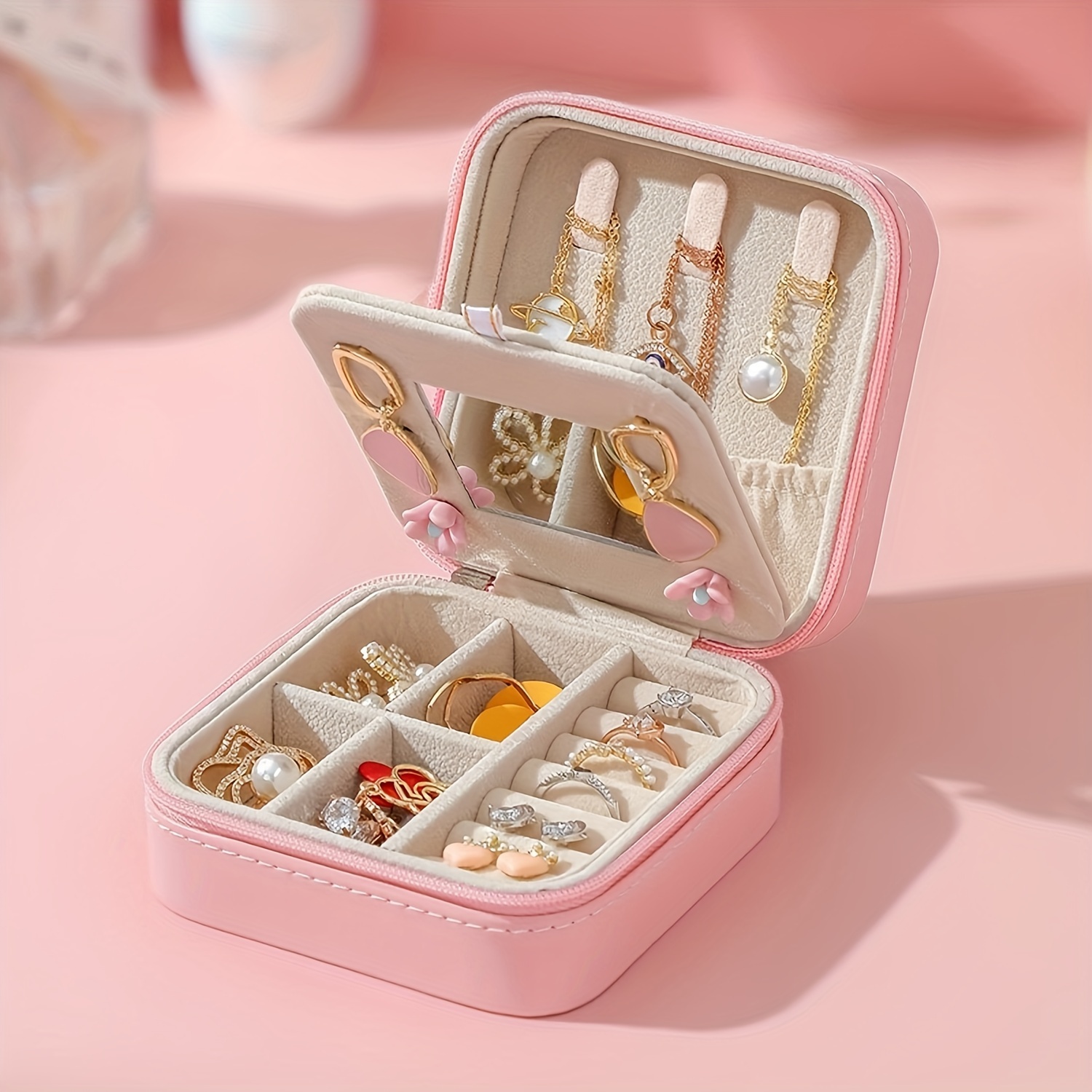 Flip top Jewelry Box Empty Box Necklace Ring Pendant - Temu Canada