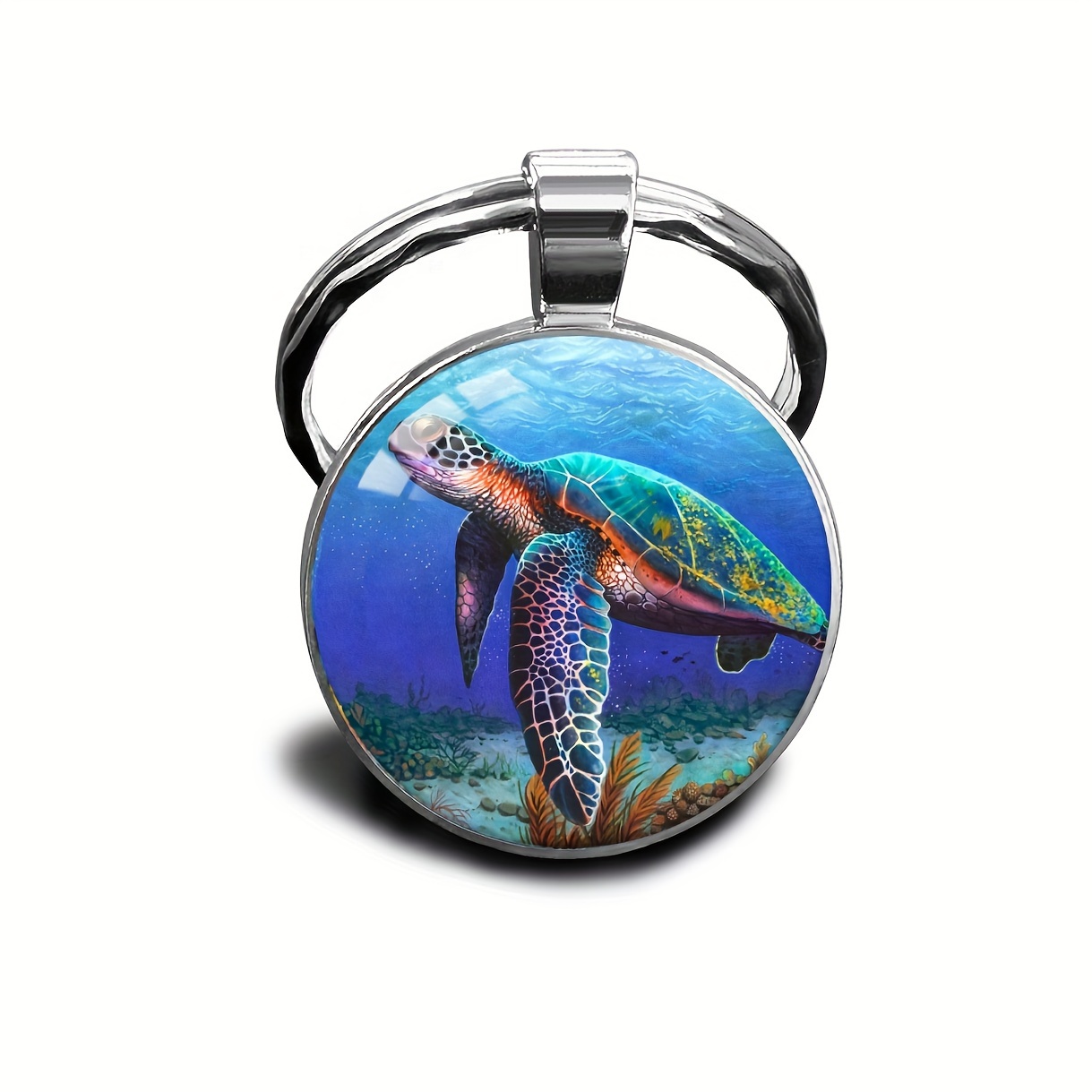 Sea Turtle Ocean Pendant Keychain And Neckalce Fashion Bag Charm ...