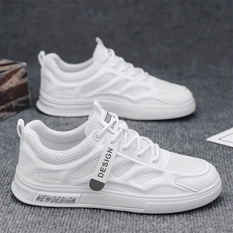 Mens Skate Shoes With Good Grip Breathable Lace Up Temu Australia